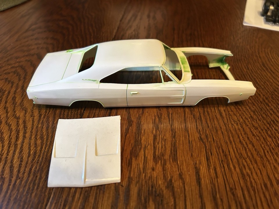 MPC 1968 Dodge Charger R/T Built Model Car Kit Nice Builder! | eBay