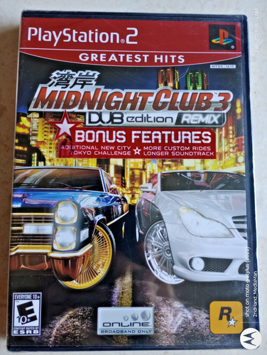 SEALED PLAYSTATION 2 PS2 MIDNIGHT CLUB 3 DUB EDITION REMIX HITS ...