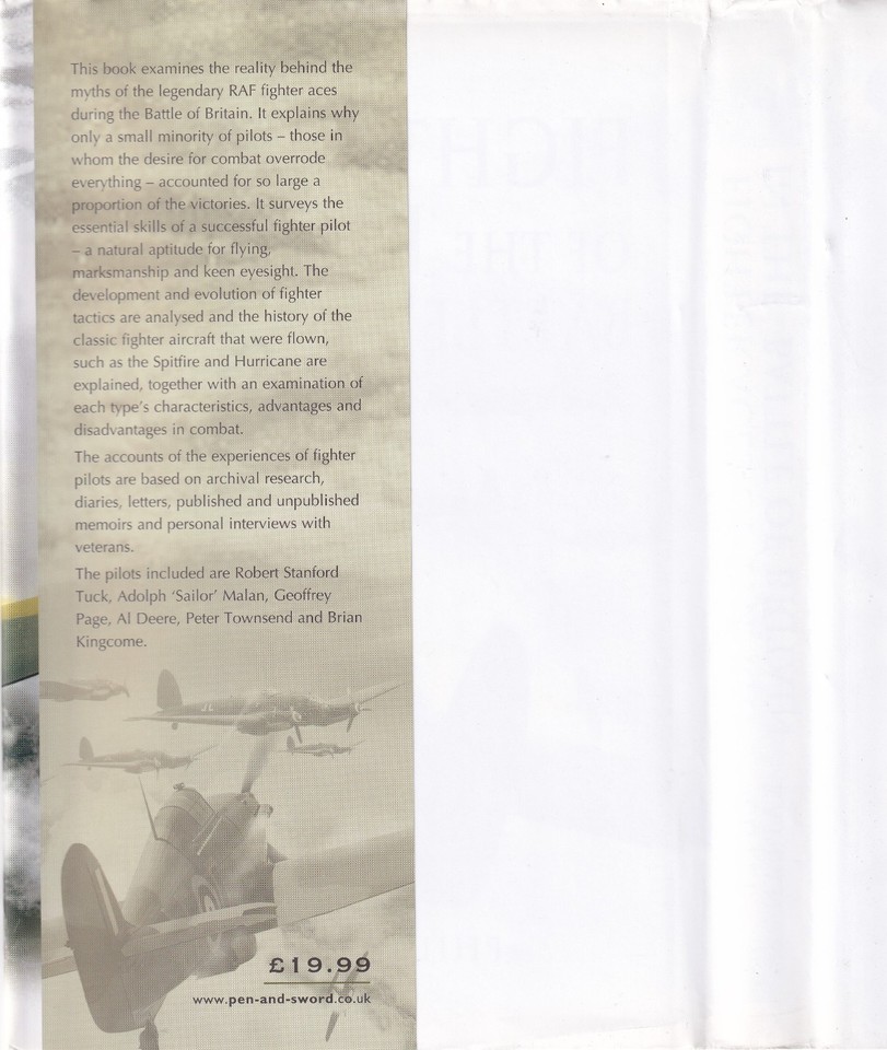Fighter Aces of the RAF in the Battle of Britain Philip Kaplan | eBay UK