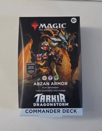 Magic The Gathering Tarkir Dragonstorm Commander Deck - Abzan Armor ...