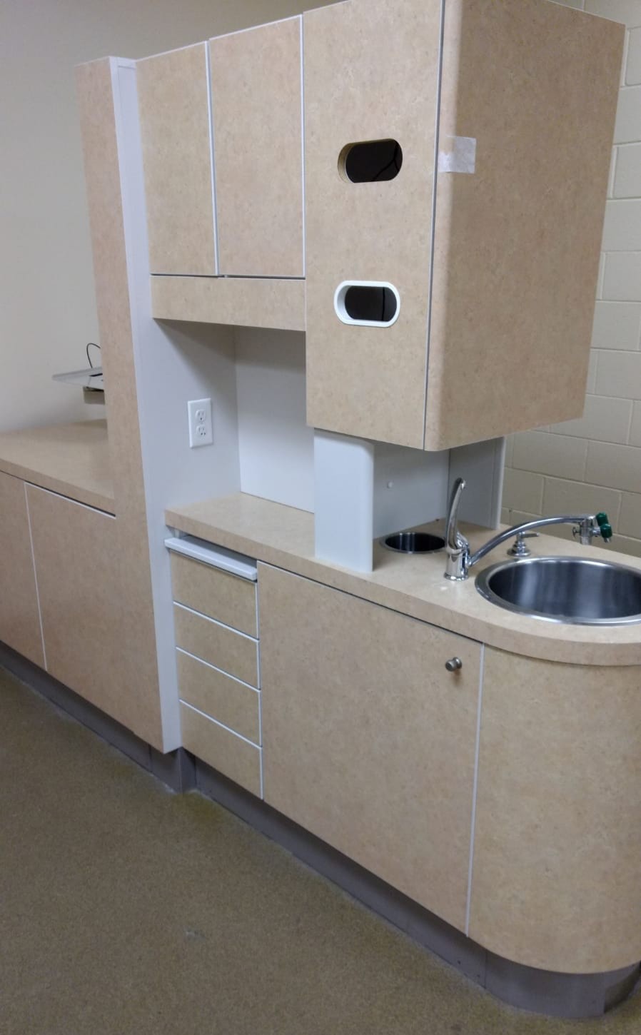 ADEC 5543 Dental Center Island Cabinet w/ Sink | eBay