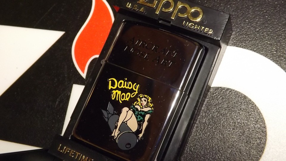 Zippo Pinup Girl WW11 Aircraft Nose Art 1993 Seal Org Box Daisy Mae ...