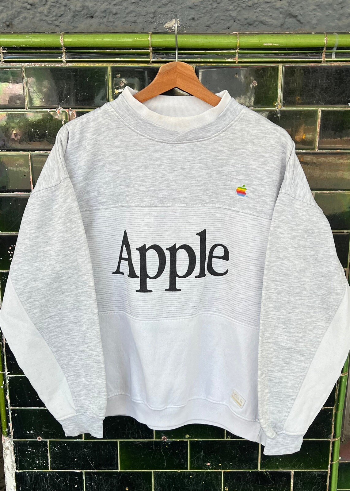 Vintage 90s Apple Computers Rare Tech 80s Crewneck Sw… - Gem