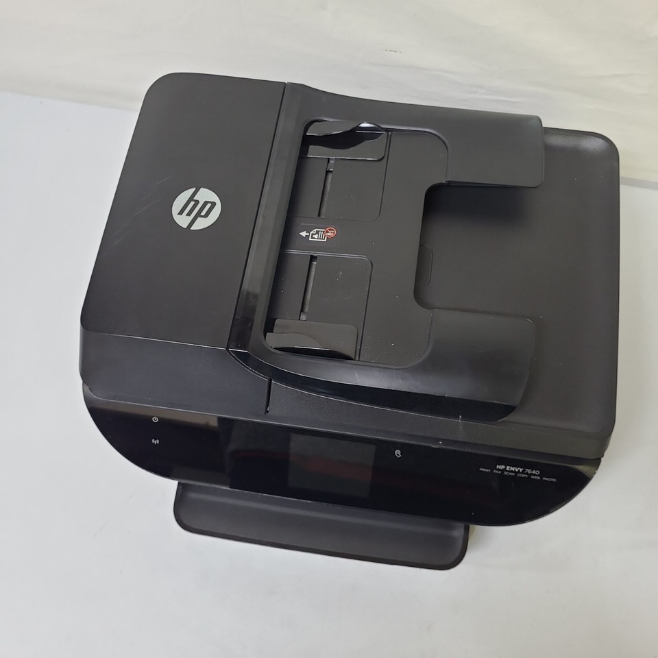 HP Envy 7640 Color Inkjet Printer NO INK All-In-One Fax Scan Copy Web ...