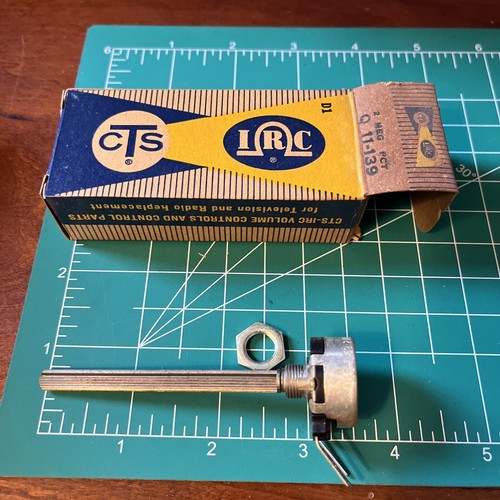 NOS Vintage CTS IRC Radio Technicians Volume Control 2 Meg Type Q11-139 ...