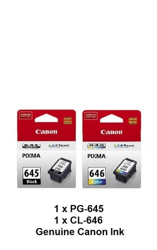Genuine Canon PG645 PG-645+CL646 CL-646 ink cartridges for MG2460 ...