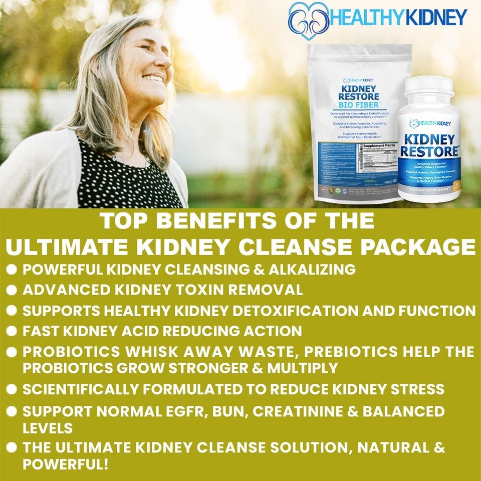 Kidney Cleanse Supplement Package for Optimal Kidney Cleansing 2 Pack 2 ...