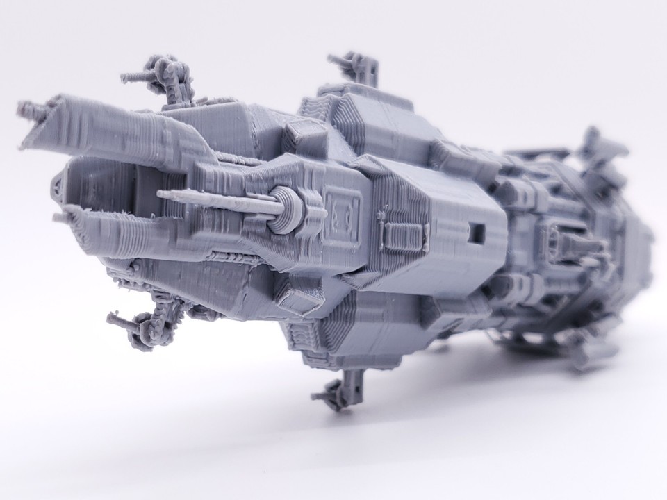 The Rocinante - 1", 3", 6" or 12" Model - Custom Kit Expanse Space Ship ...