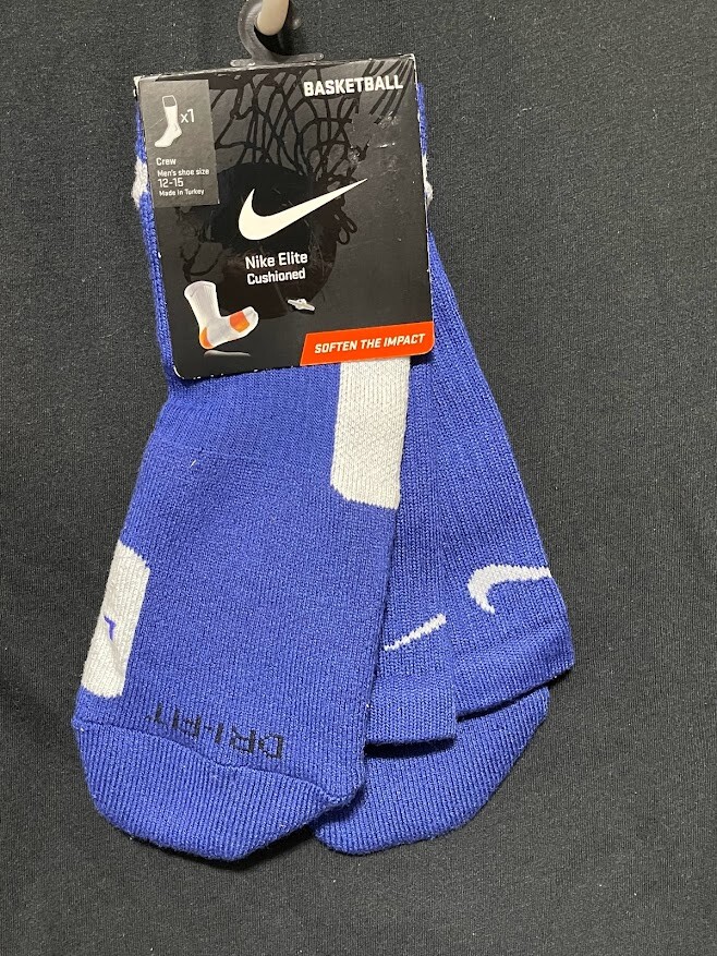 NIKE ELITE Basketball Crew Socks SX3694-421 BIN 5 X-Large | eBay