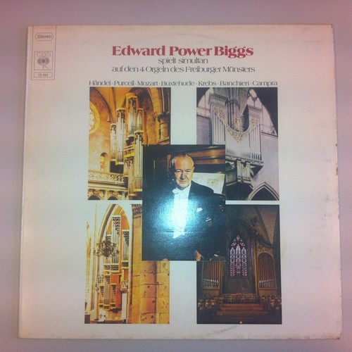 LP - Edward Power Biggs spielt simultan auf den 4 Orgeln Freiburger ...