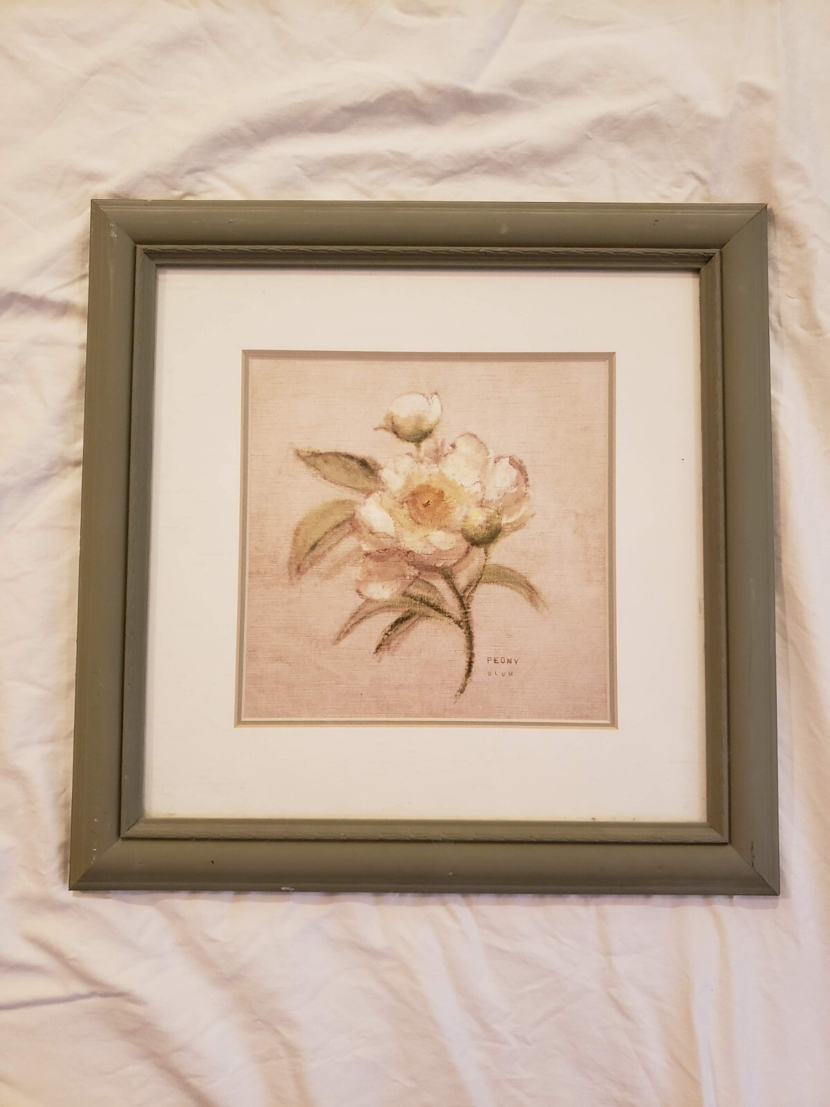 Vintage Cheri Blum Floral Print Blum Velvets Series Fall 1999 Peony On ...