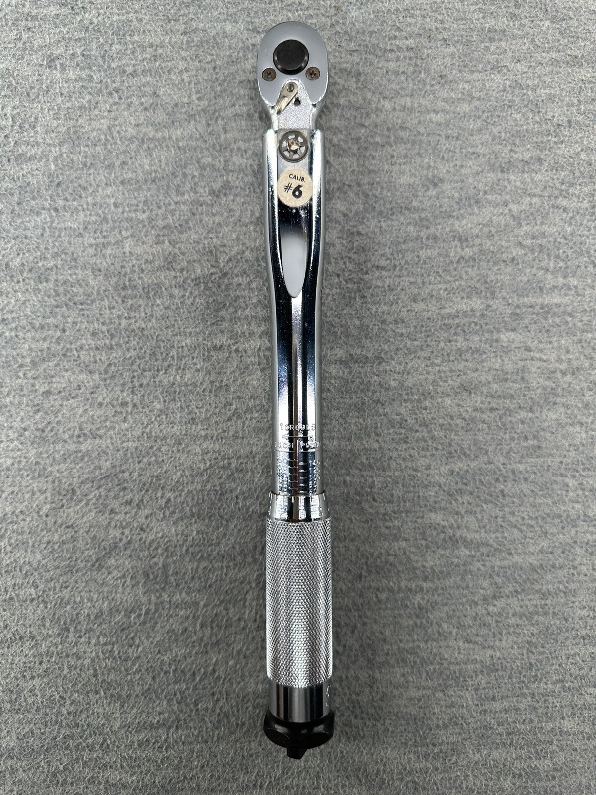 PROTO 6064 - VINTAGE 3/8" Drive Ratcheting Head Micrometer Torque ...