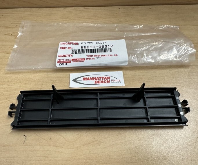 GENUINE TOYOTA IN CABIN AIR FILTER COVER PLATE DOOR ACCESS 88899-06310 ...