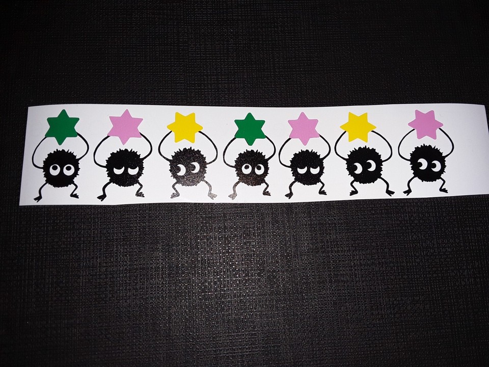Spirited Away Soot Sprites Stars Sticker Vinyl Decal Great Windows ...