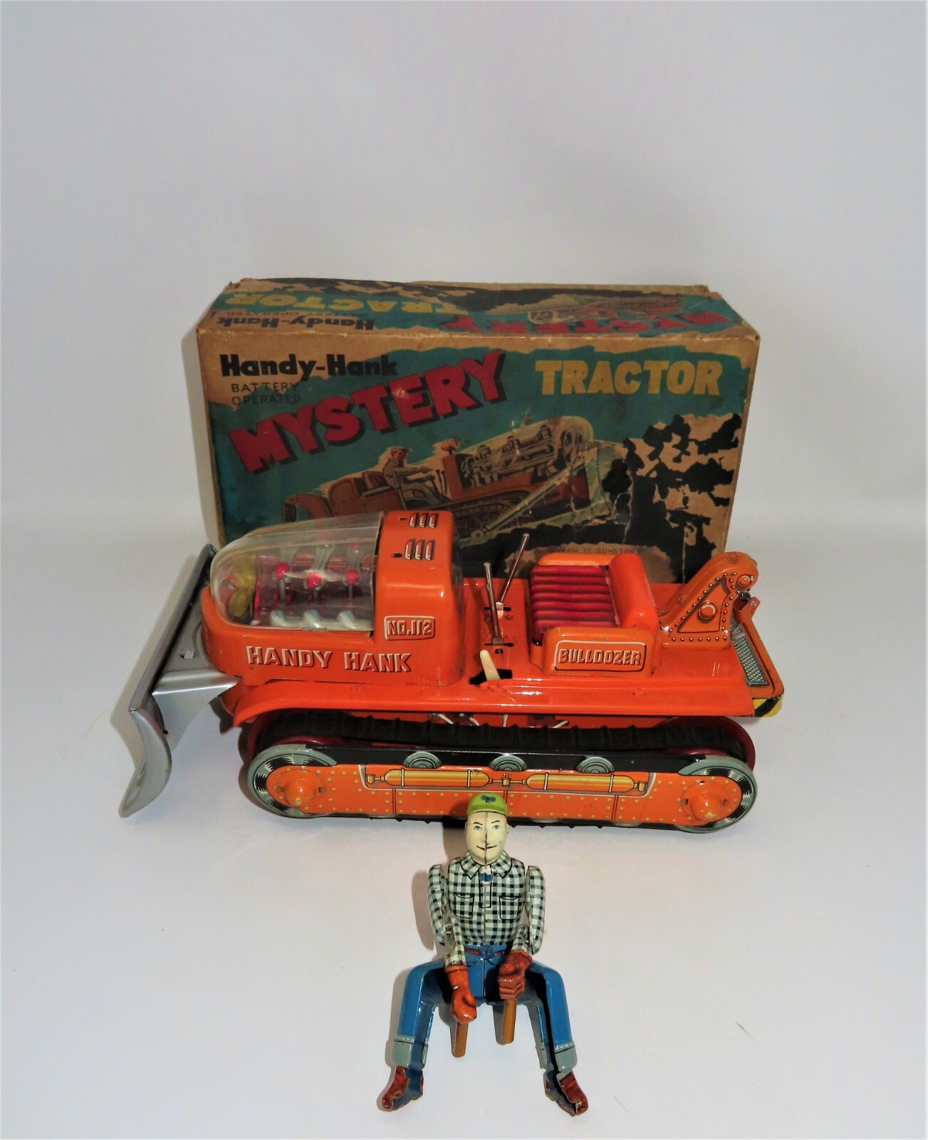 RARE 1950s Handy-Hank Mystery Tank Battery Operated Toy made in Japan ...