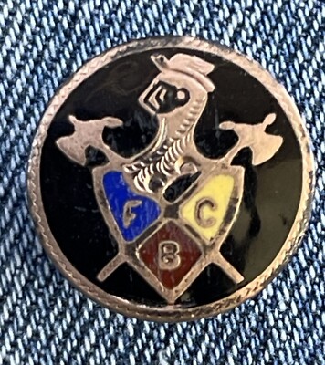Knights of Pythias Masonic pin Crest enamel vintage | eBay