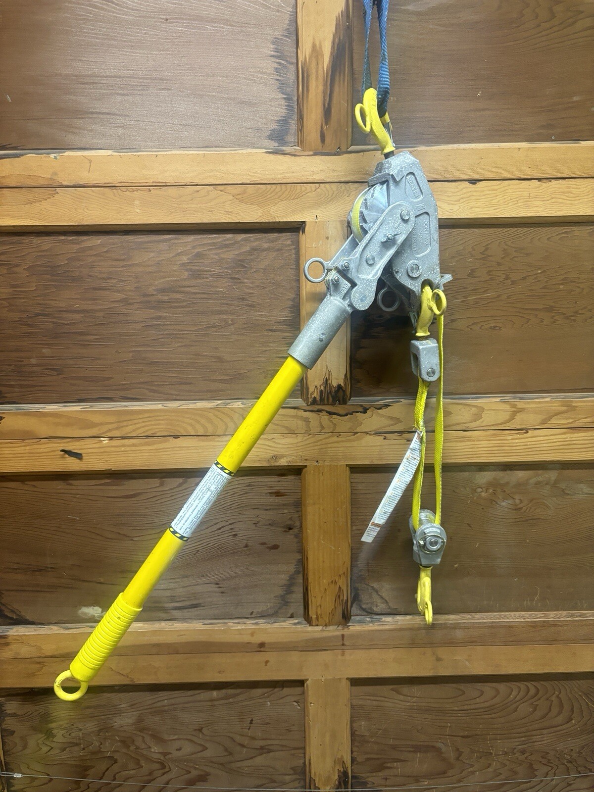 Lug All 2-B - 1 Ton Web Strap Hoist w/ Hot Stick Rings | eBay