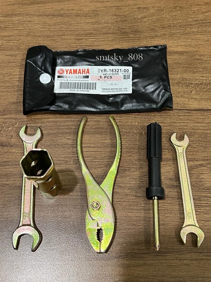 Yamaha Tool Kit Set Motorcycle Road Trials | 3VR1632100 | OE | Black | Metal | Universal Fitment ...