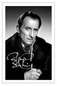 PETER CUSHING Signed Autograph PHOTO Gift Signature Print HAMMER HORROR ...