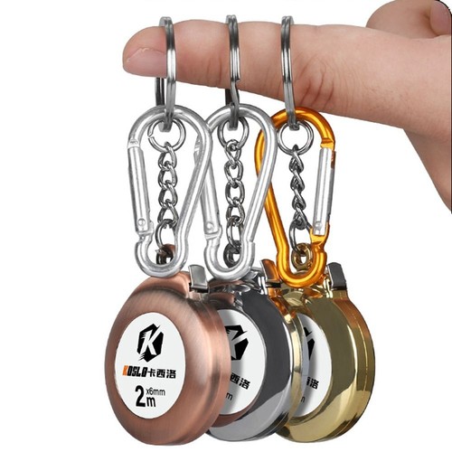 Tool Delicate Retractable Ruler 2m Keychain Tape Measure Measuring ...