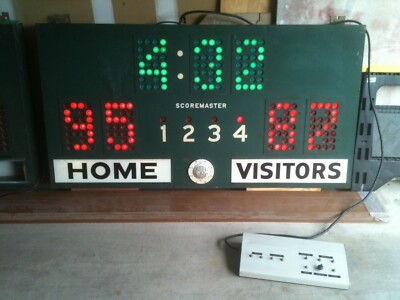 1930s-1940's Vintage Basketball Scoreboard in perfect working condition ...