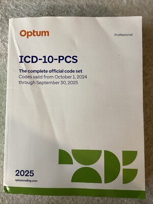 Optum ICD 10 PCS Professional 2025 91A | eBay