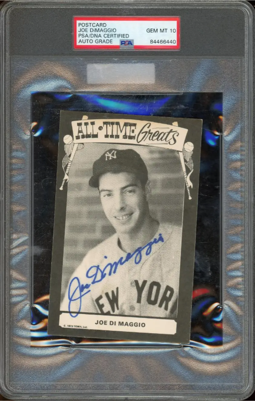 Joe Dimaggio | Autographed Baseball Memorabilia & MLB Merchandise