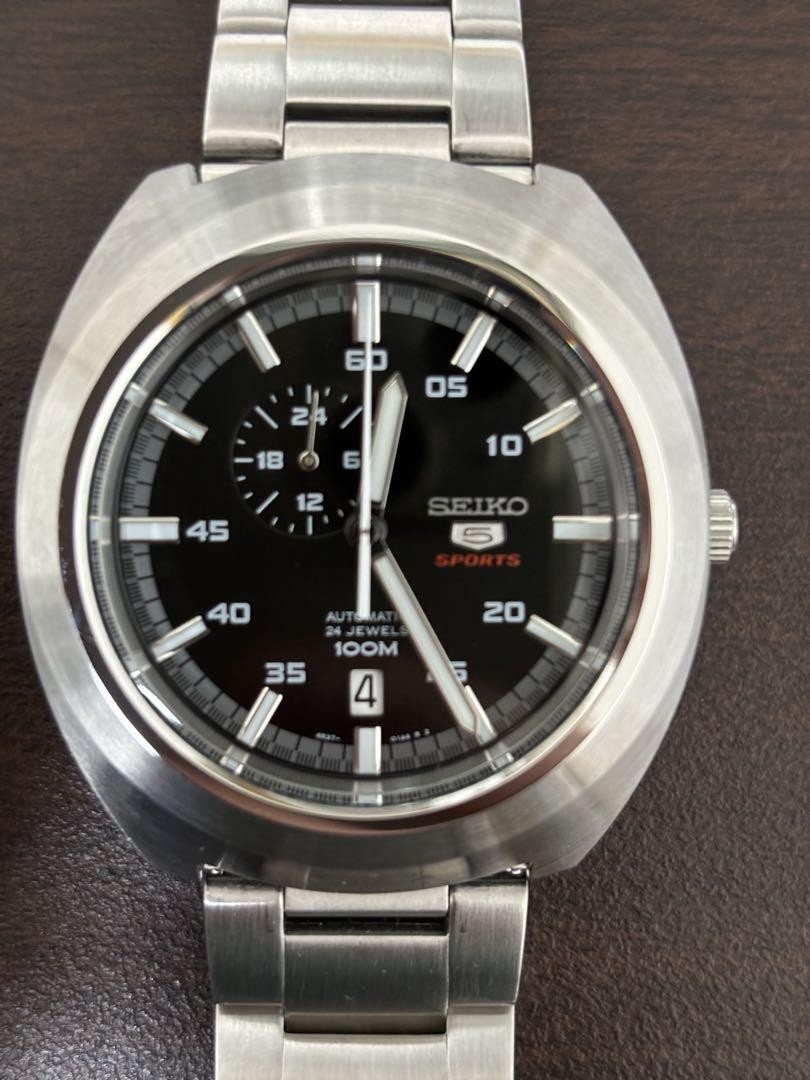 SEIKO 5 Sports Fujitsubo Helmet Reissue 4R37 Automati… - Gem