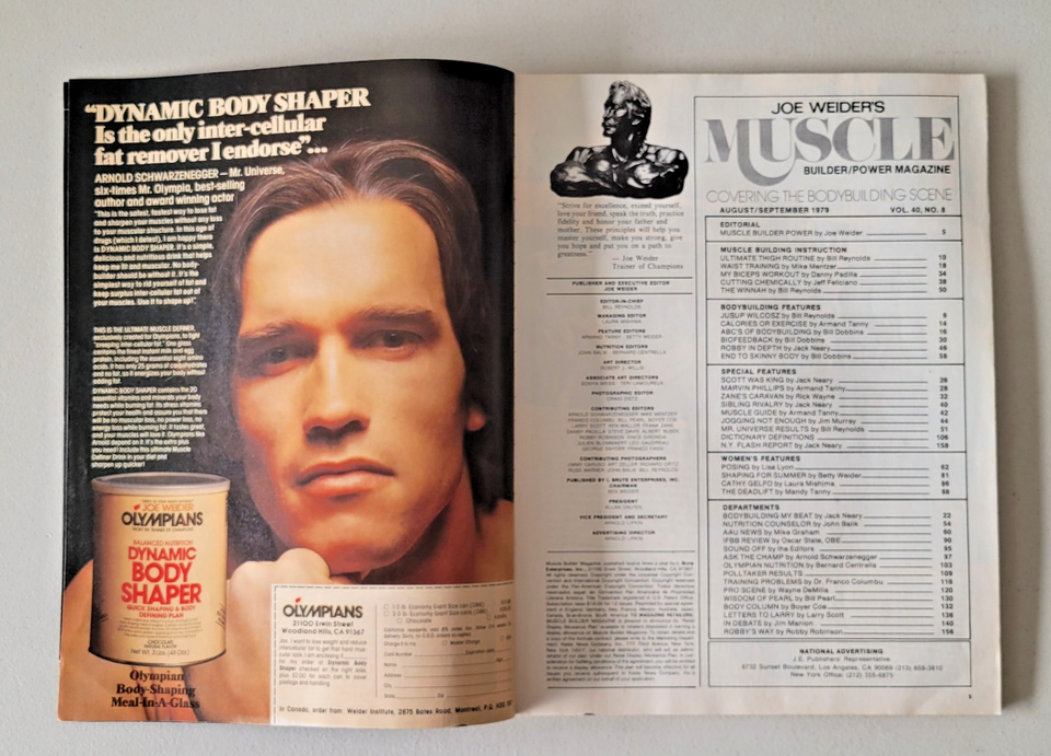 Muscle Builder Power Magazine August/September 1979 Robby Robinson ...