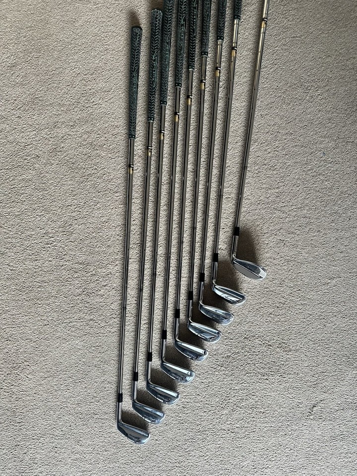 Slazenger Seve Ballesteros Irons 3-SW Stiff Flex Dynamic Gold Shafts ...
