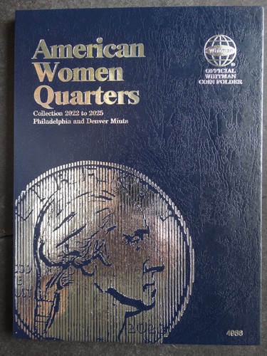 Whitman American Women Quarters Coin P & D Folder 2022-2025 Album Book ...