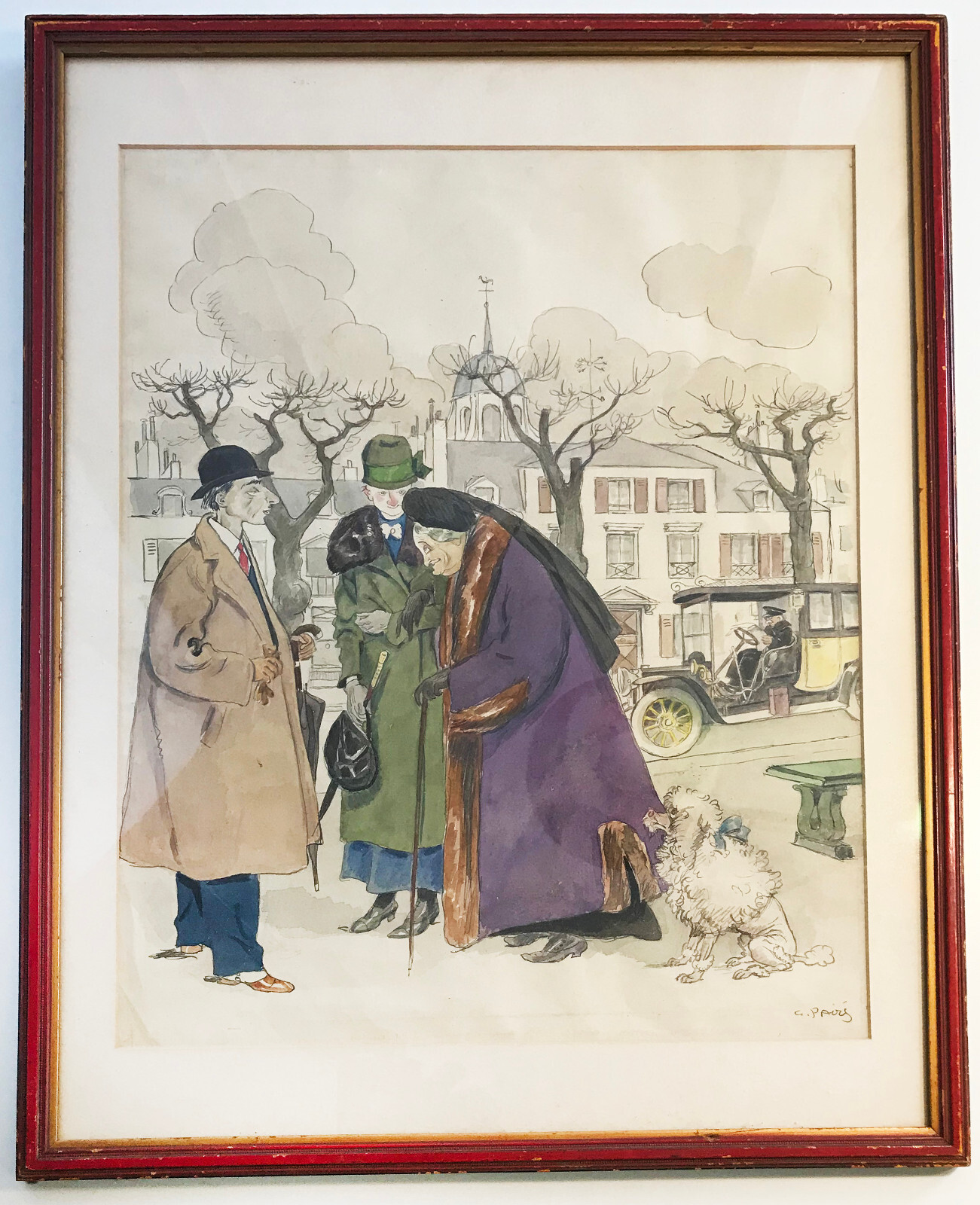 "The Gossips" ~ Original Watercolor Painting, George Alfred Pavis ...