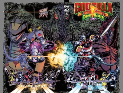 Godzilla Vs. Mighty Morphin Power Rangers II #5 Cover B NM 2024 Boom ...