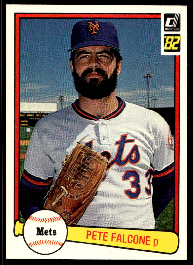 1982 Donruss 380 Pete Falcone New York Mets Baseball Card | eBay