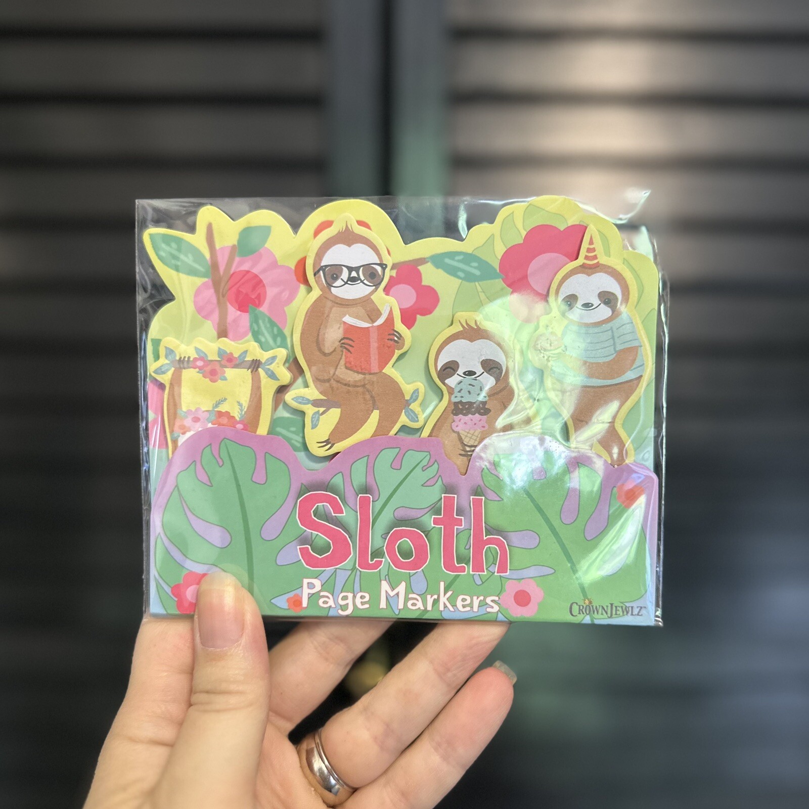 Crown Jewlz Sloth Page Markers - 100 Count - NEW | eBay