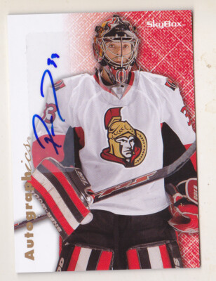 12-13 Fleer Retro Pascal Leclaire Auto Skybox 96 Autograph Senators ...