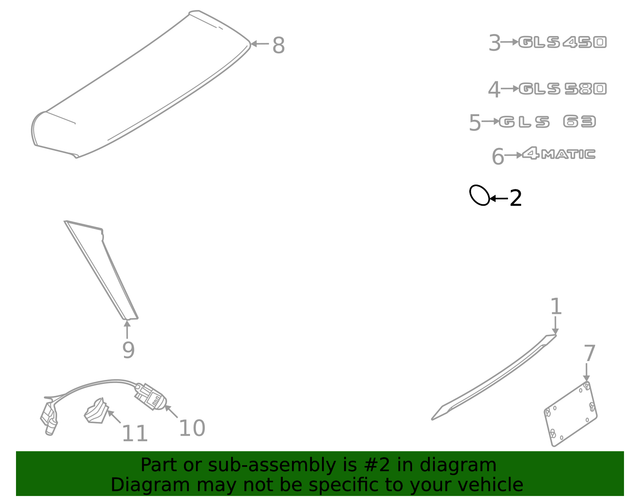 Genuine Mercedes-Benz Emblem 1678171300 for sale online | eBay