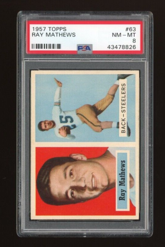 1957 Topps Football #63 Ray Mathews PAS 8 NM-MT | eBay
