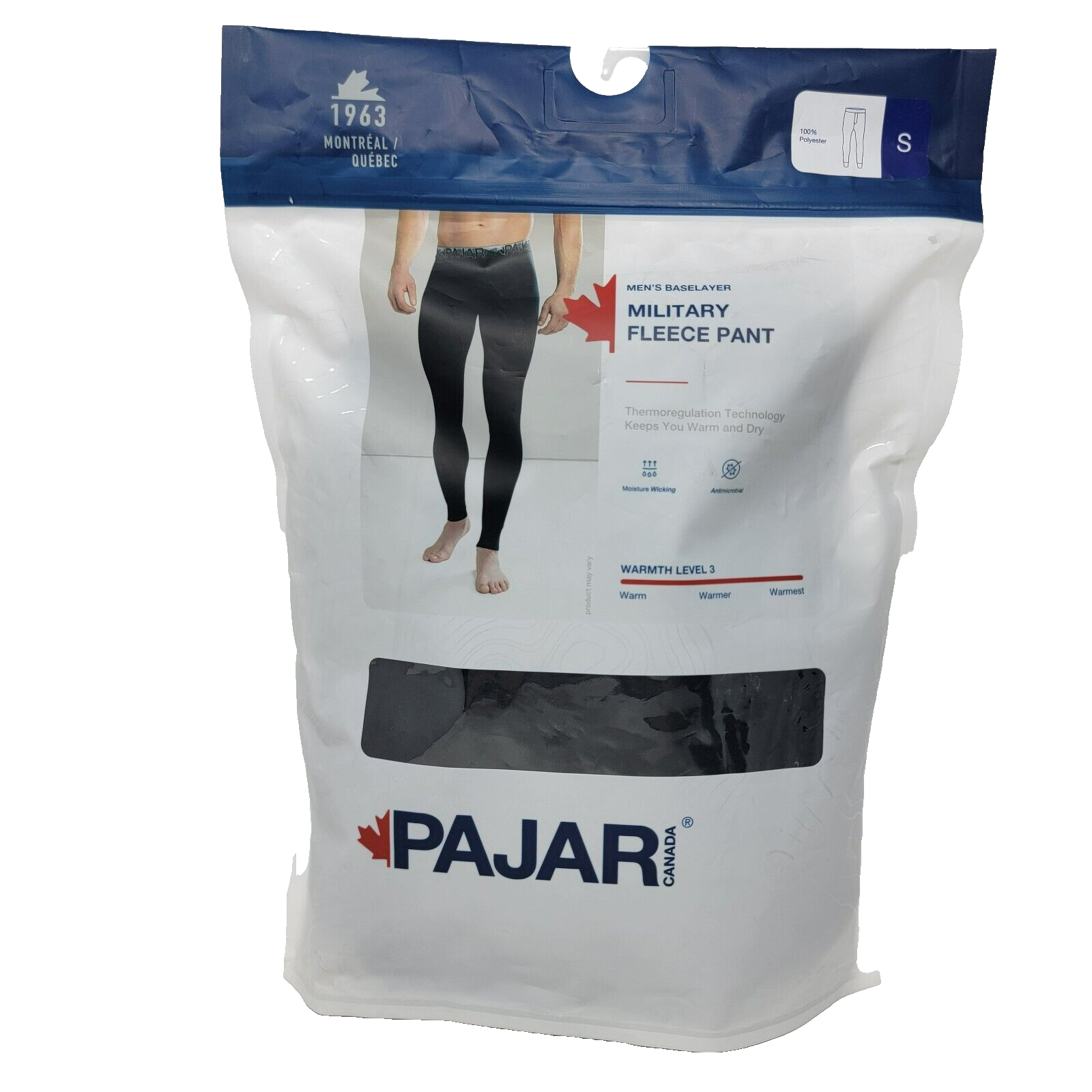 Pajar Canada Military Fleece Pant Black Size S (28-30”) New/ for sale ...