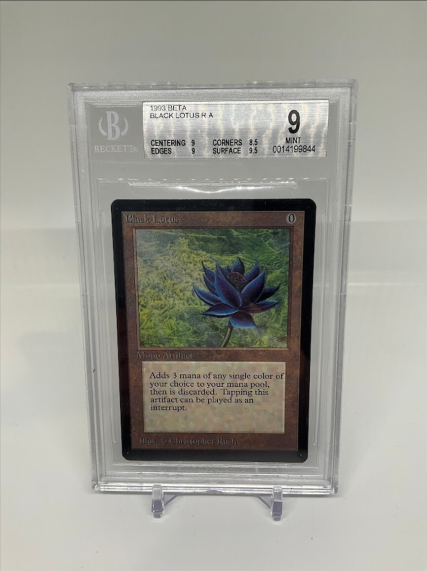 Black Lotus 1993 Beta Magic the Gathering Beckett 9 MINT | eBay