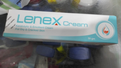 2 x lenex cream keratolytic Emollient cream for dry & cracked skin50 GM ...
