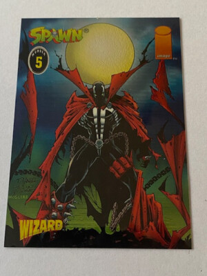 Spawn Al Simmons 1996 Wizard Magazine Chromium Series 4 Promo Card #5 Image | eBay