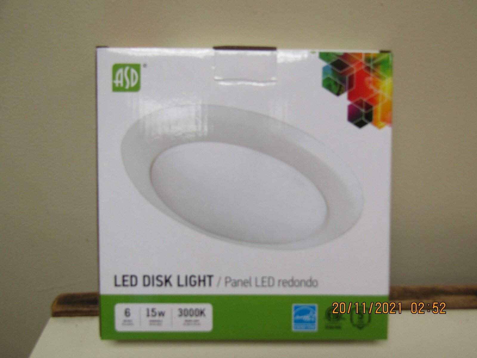 ASD 6 INCH LED DISC LIGHT 15W 3000 WHITE - ASD-LDS-6D1530-WH- NEW LOT ...