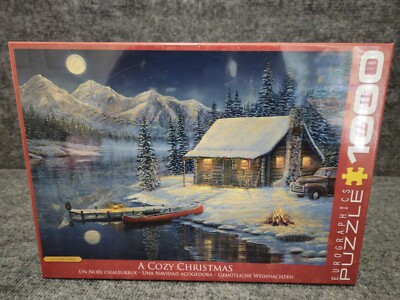 Eurographics Puzzle 1000 Piece Puzzle A COZY CHRISTMAS by Sam Timm | eBay