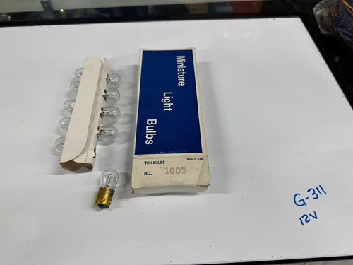 NOS Vintage BOX 10 AUTO Old Car Airplane AUTO MARINE Boat Light Bulb ...