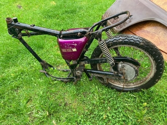 BSA B50 SS Frame with parts Winter Project US Import for restoration ...