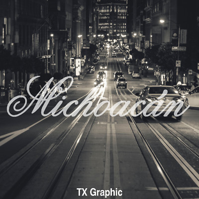 Michoacan Decal Mexico State lettering Estado sticker MX MIC de Ocampo ...