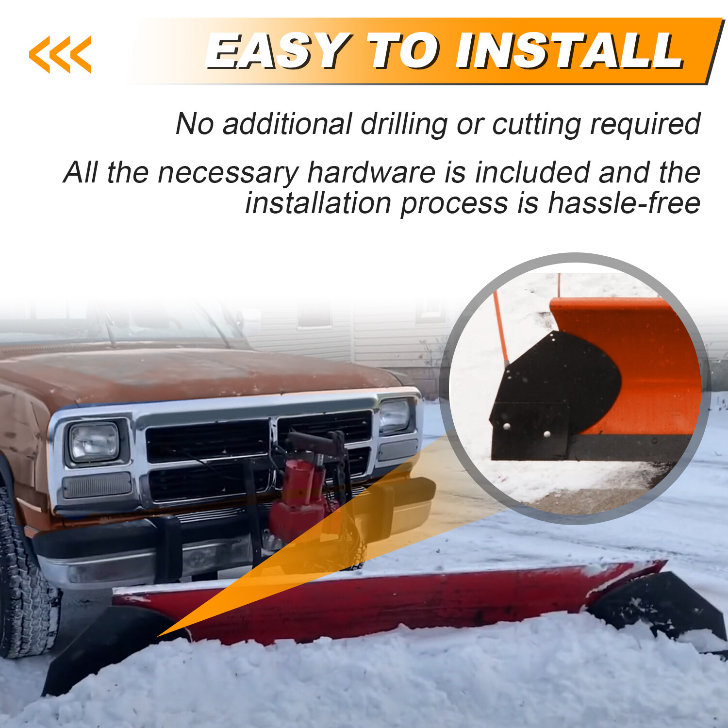 Snow Plow Blade Wing Extensions Extenders for PW22 Pro Wings Wing ...