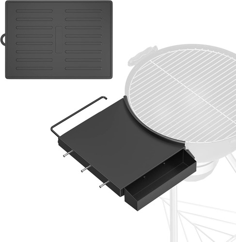 Grill Table Shelf for Weber 22 Inches Kettle Master Touch/Kettle ...