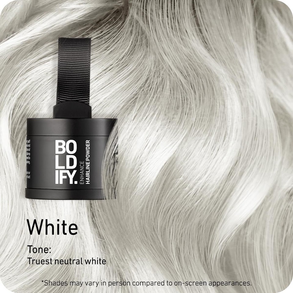 BOLDIFY Hairline Powder Instantly Conceals Hair Loss Root Touch Up Hair ...